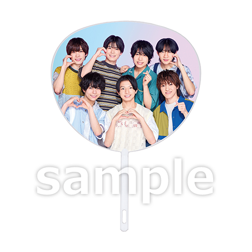 【Shonen Ninja】Mini Uchiwa B（Aoki Kohei、Oda Shosei、Oriyama Nao、Kawasaki ...